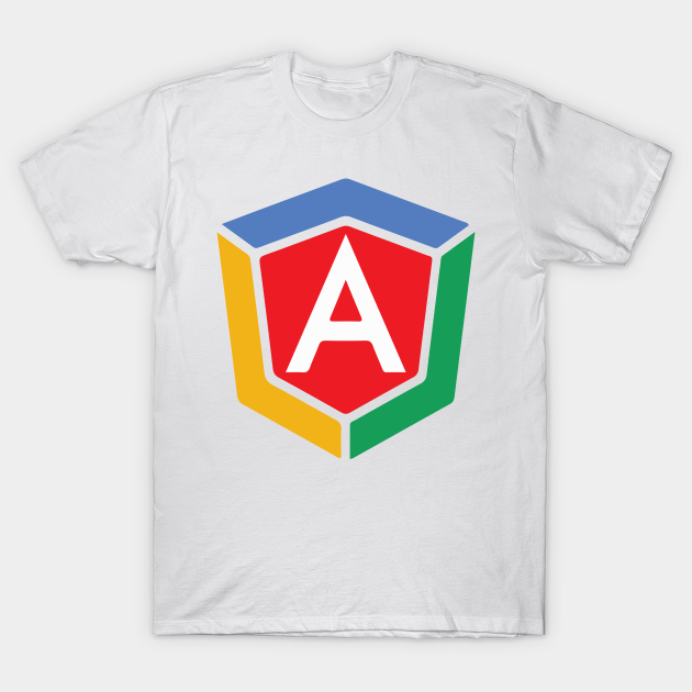 Angular Logo Developer Programmer - Programming - T-Shirt | TeePublic
